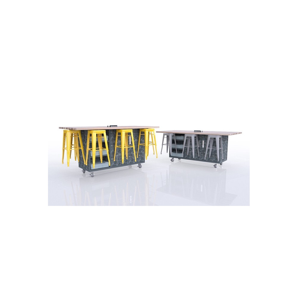 CEF ED8-36 All Inclusive Ed8 Table 36 inch Height with Eight Magnetic ...