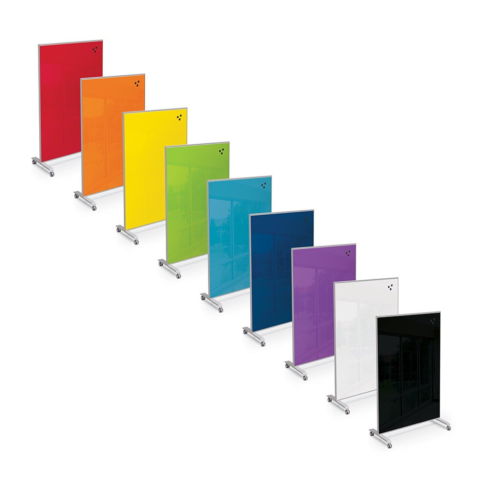 Floor length board is easy to use and works as a space divider as well.