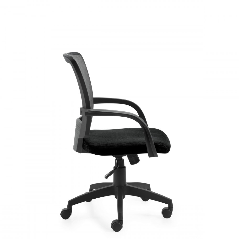 Grey mesh back with breathable Black mesh fabric seat