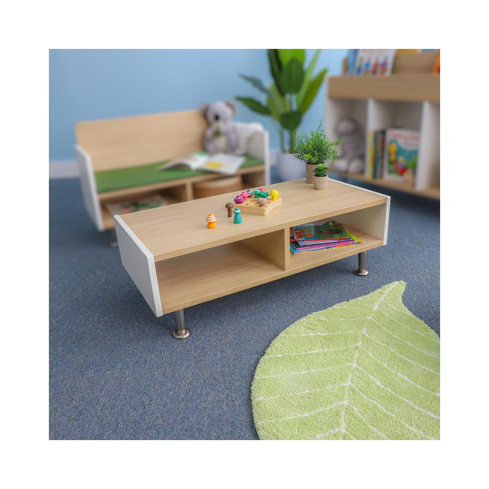 A community table for children in a refined modern design
